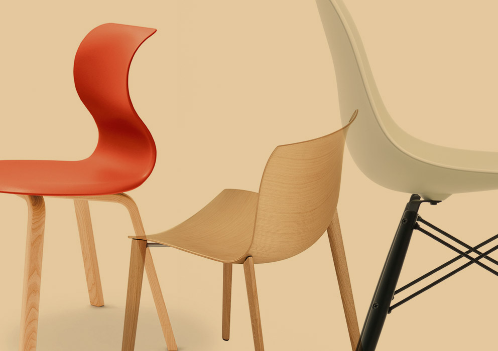 Four legs and a seat shell | STYLEPARK