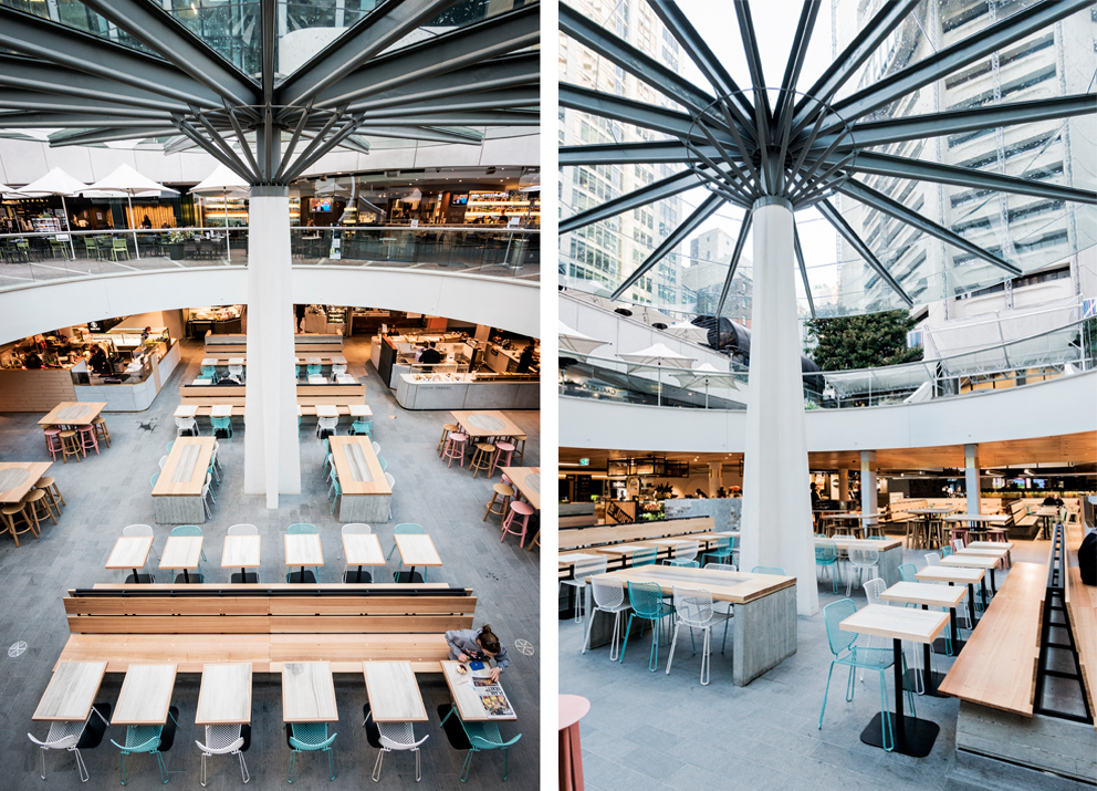 Colored Food Court | STYLEPARK