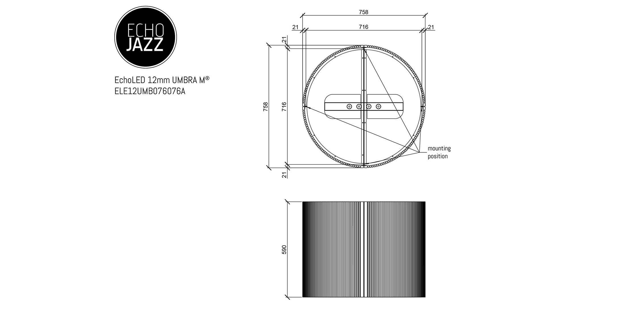 EchoLED® UMBRA by ECHOJAZZ | STYLEPARK