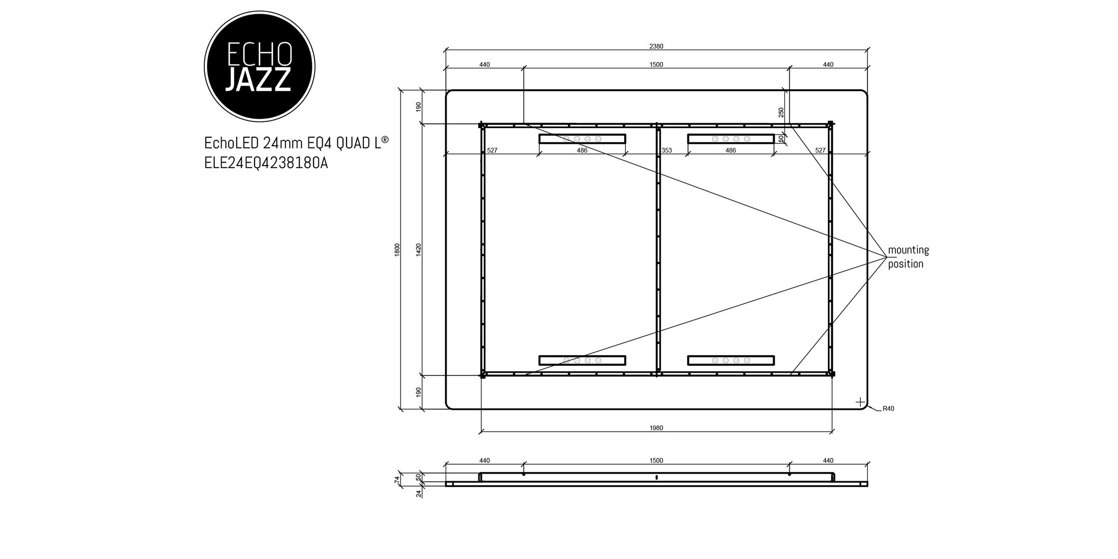 EchoLED® EQ4 by ECHOJAZZ | STYLEPARK