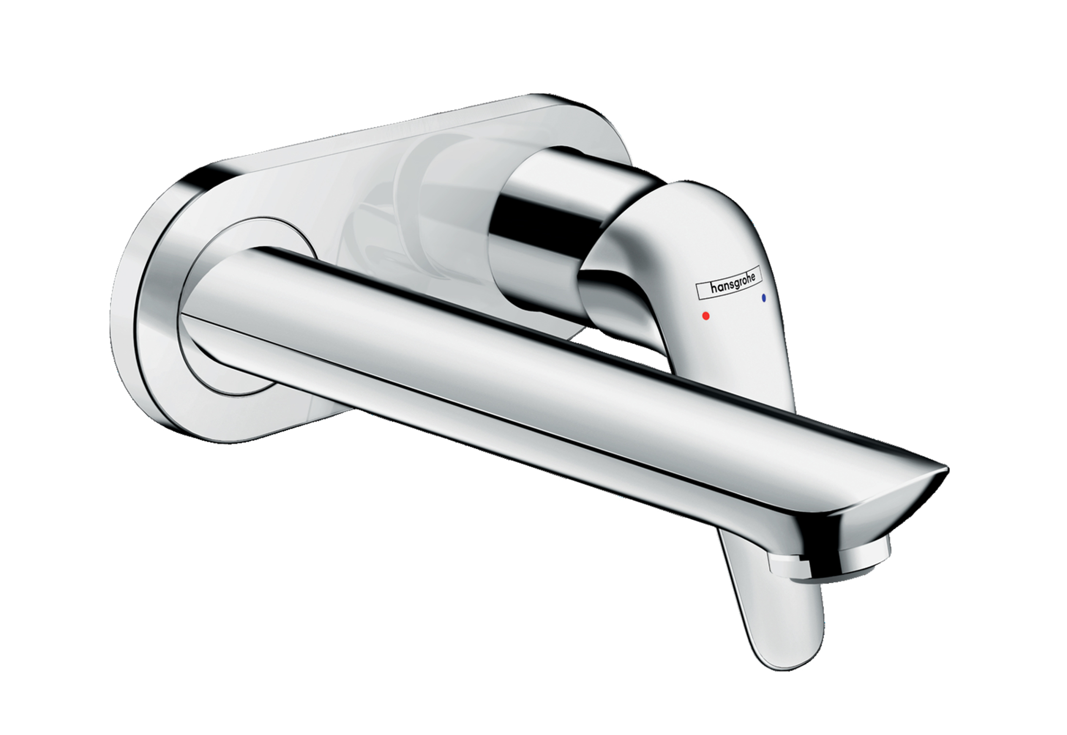 Novus Einhebel-Waschtischmischer Unterputz für Wandmontage mit Auslauf ...