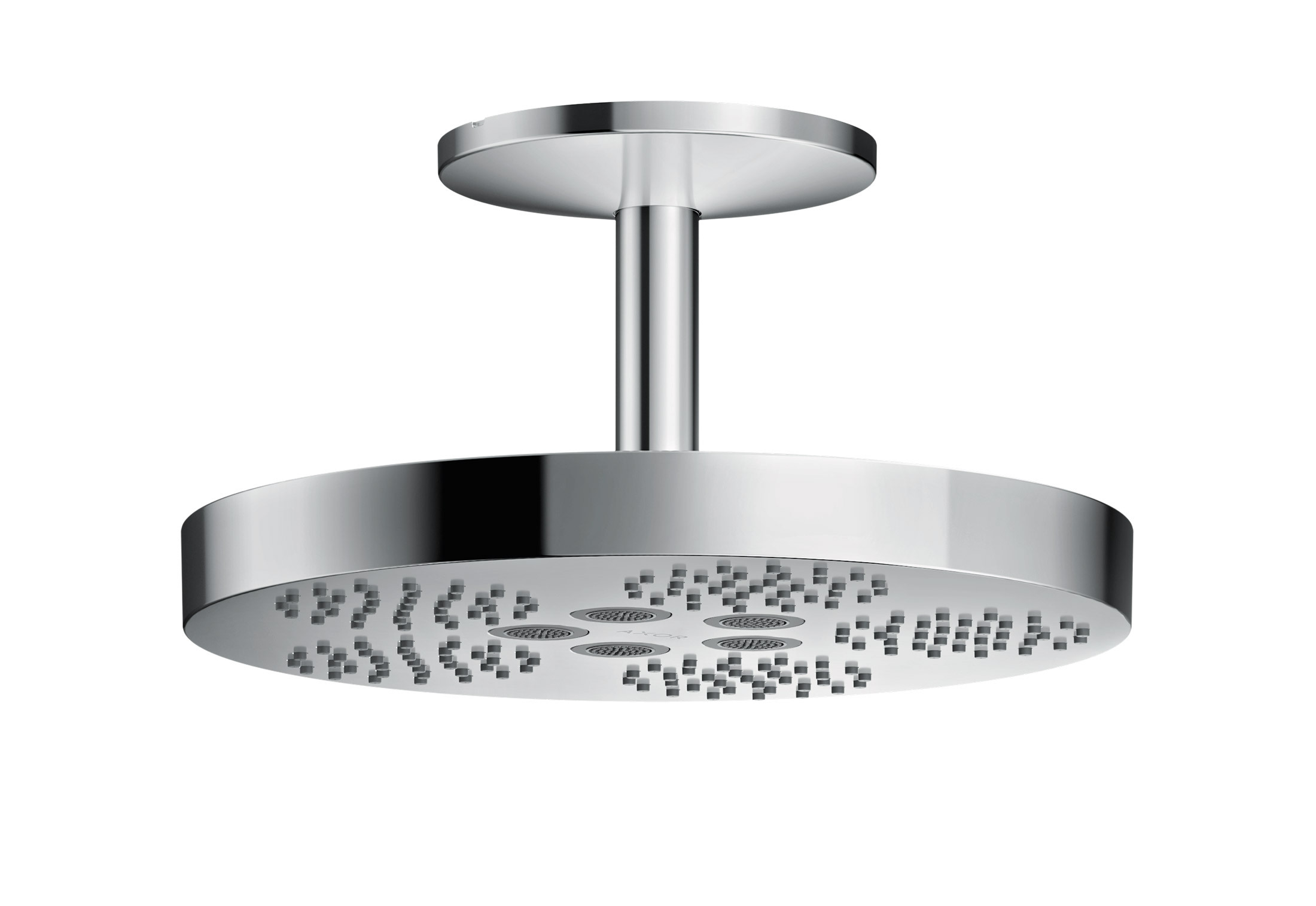 AXOR One Overhead shower 280 1jet with ceiling connection Chrome by ...