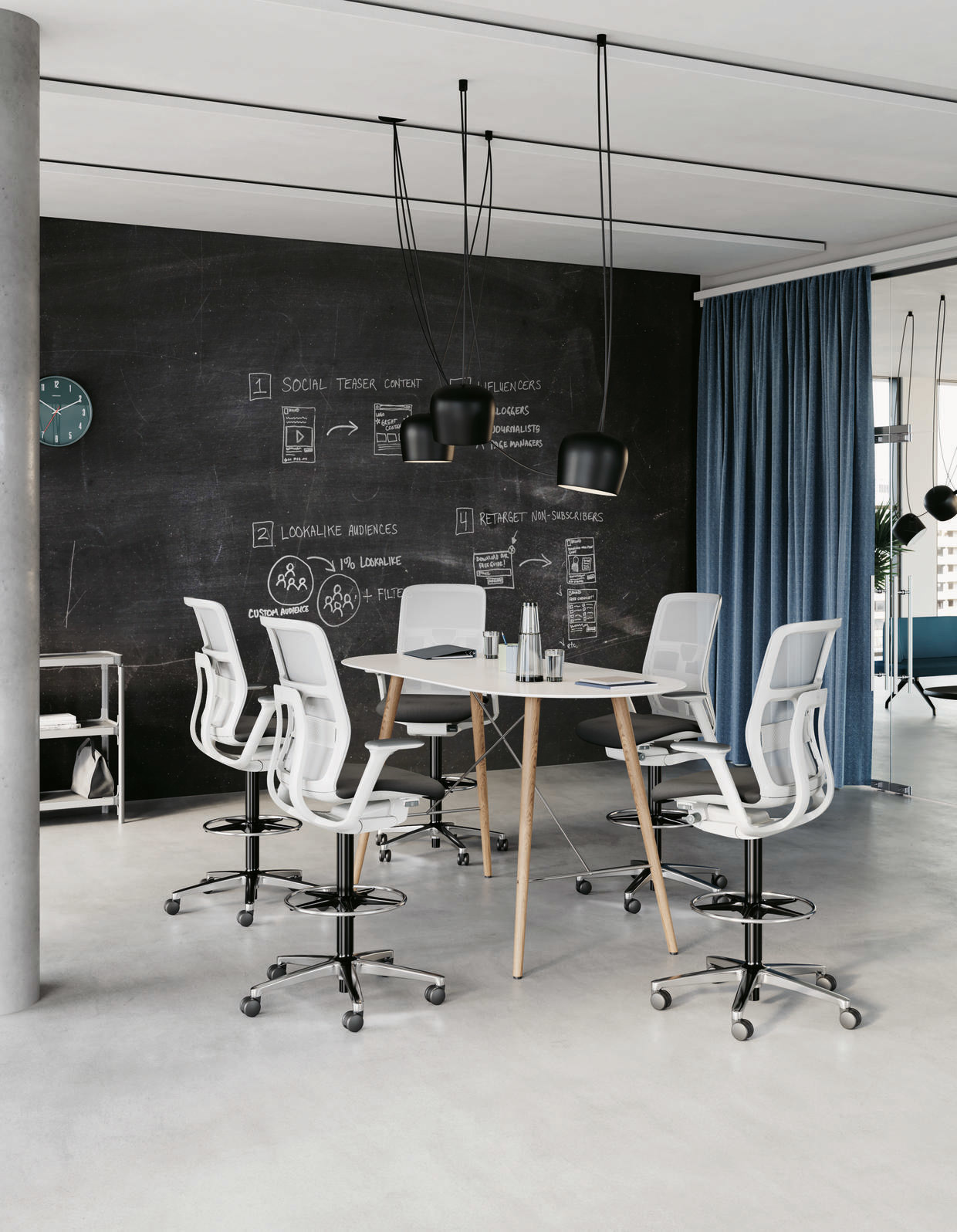 Occo high table 222/81 by Wilkhahn | STYLEPARK