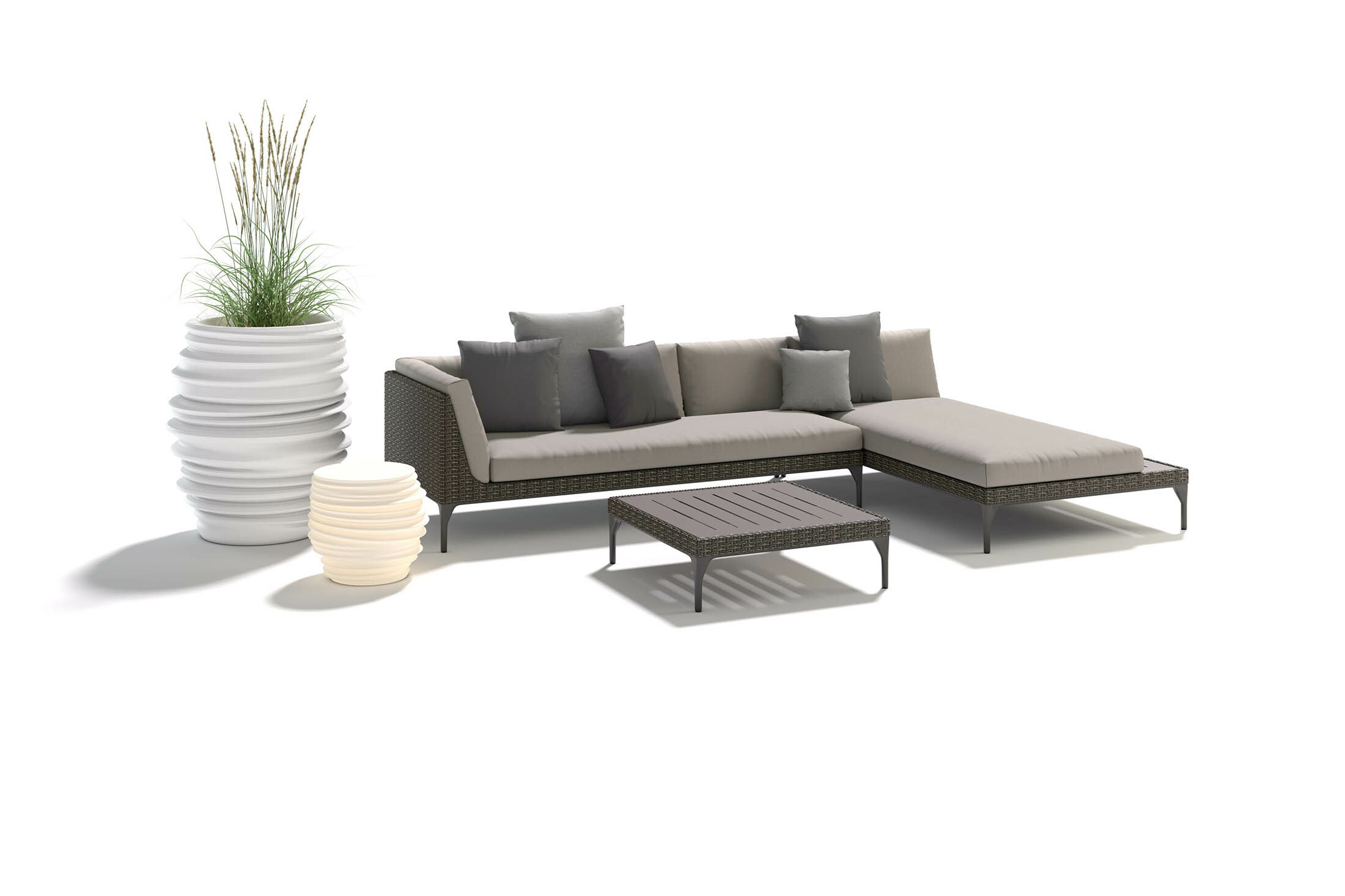 BABYLON planter L by DEDON | STYLEPARK