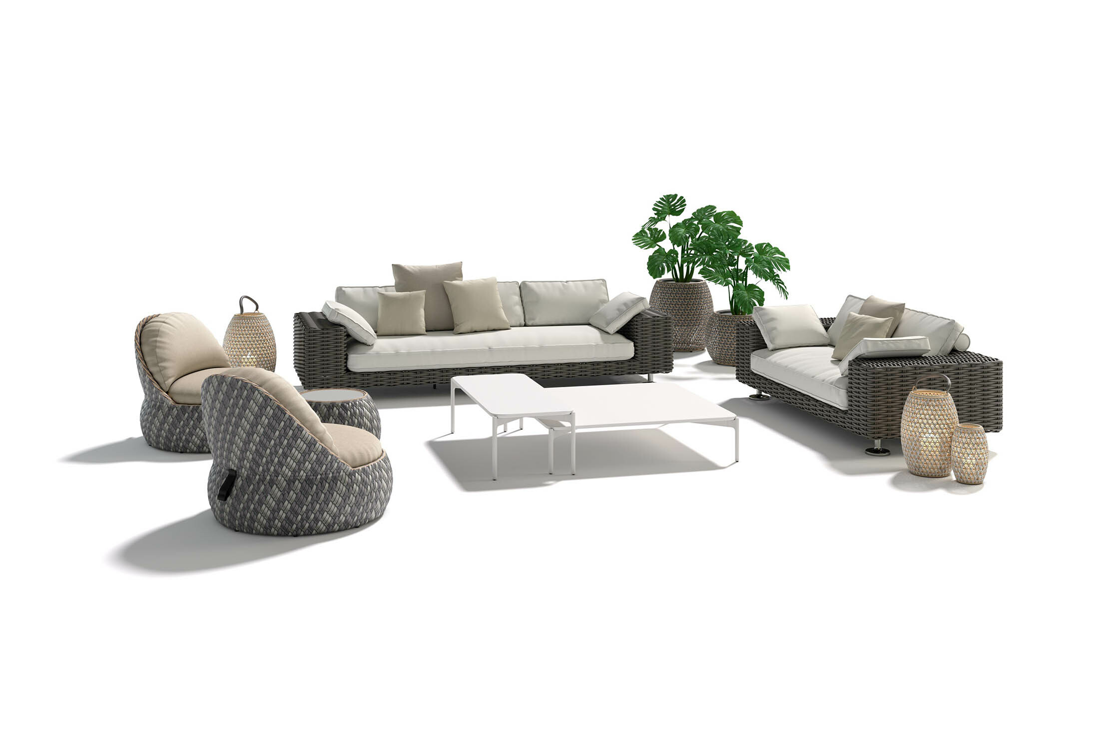 IZON coffee table 90x50 by DEDON | STYLEPARK