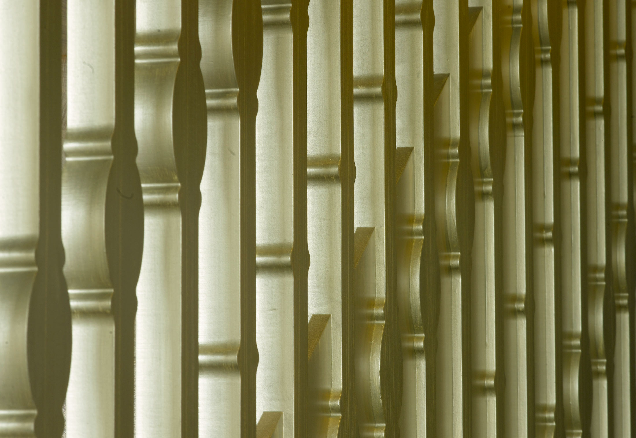 MDF-Paling as Stair Railing by BRUAG | STYLEPARK