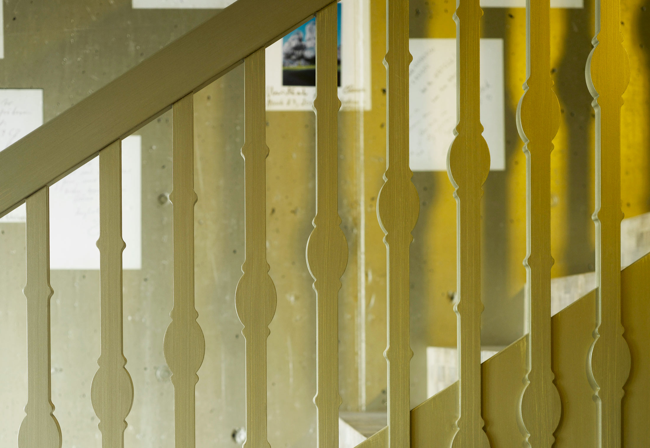 MDF-Paling as Stair Railing by BRUAG | STYLEPARK