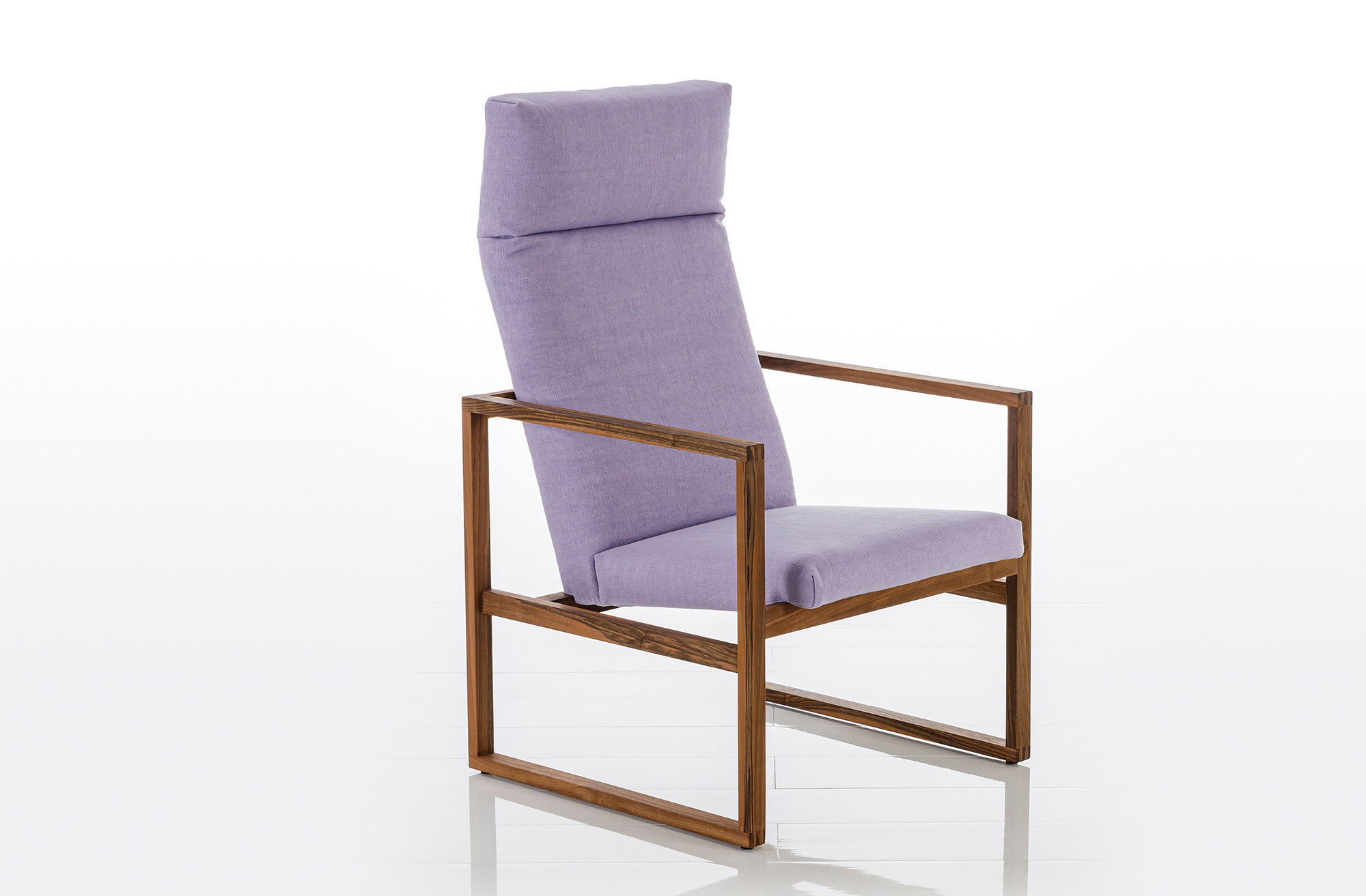 Grace wood high armchair by Brühl | STYLEPARK