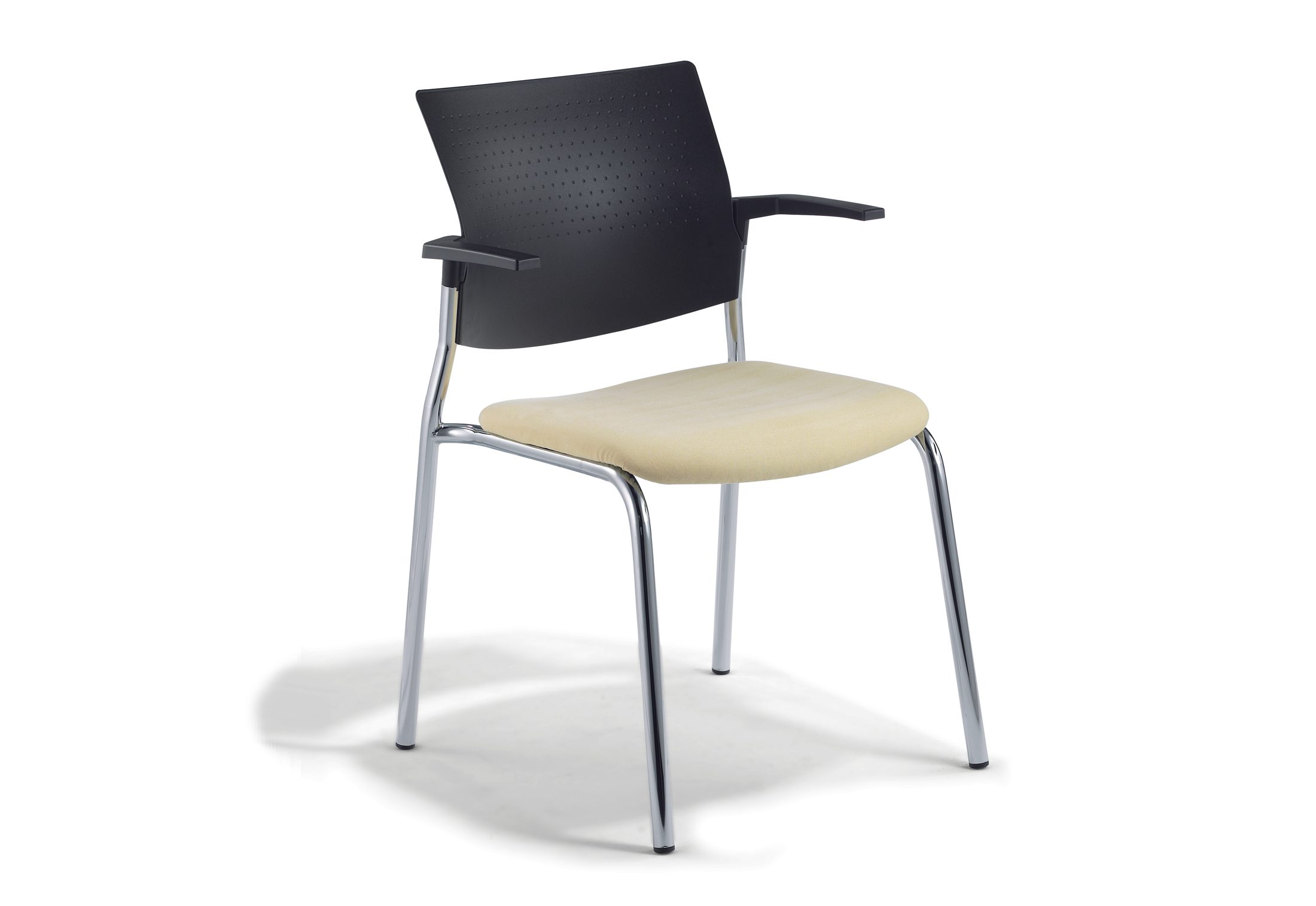 Cato Meeting chair four-legged with armrests by Klöber | STYLEPARK