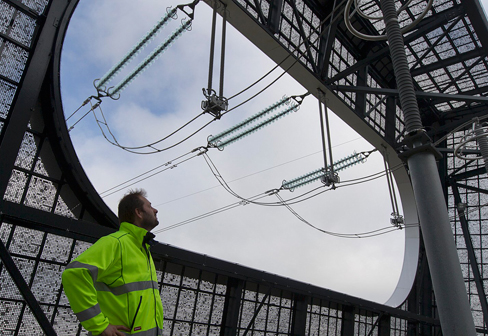 Perforated sheets as cladding, cable transformer stations in Lillebælt ...