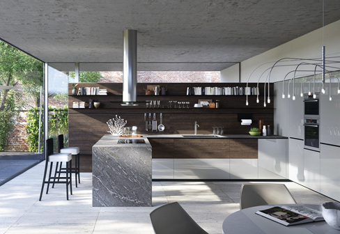 Forma Mentis with laquered door by Valcucine | STYLEPARK
