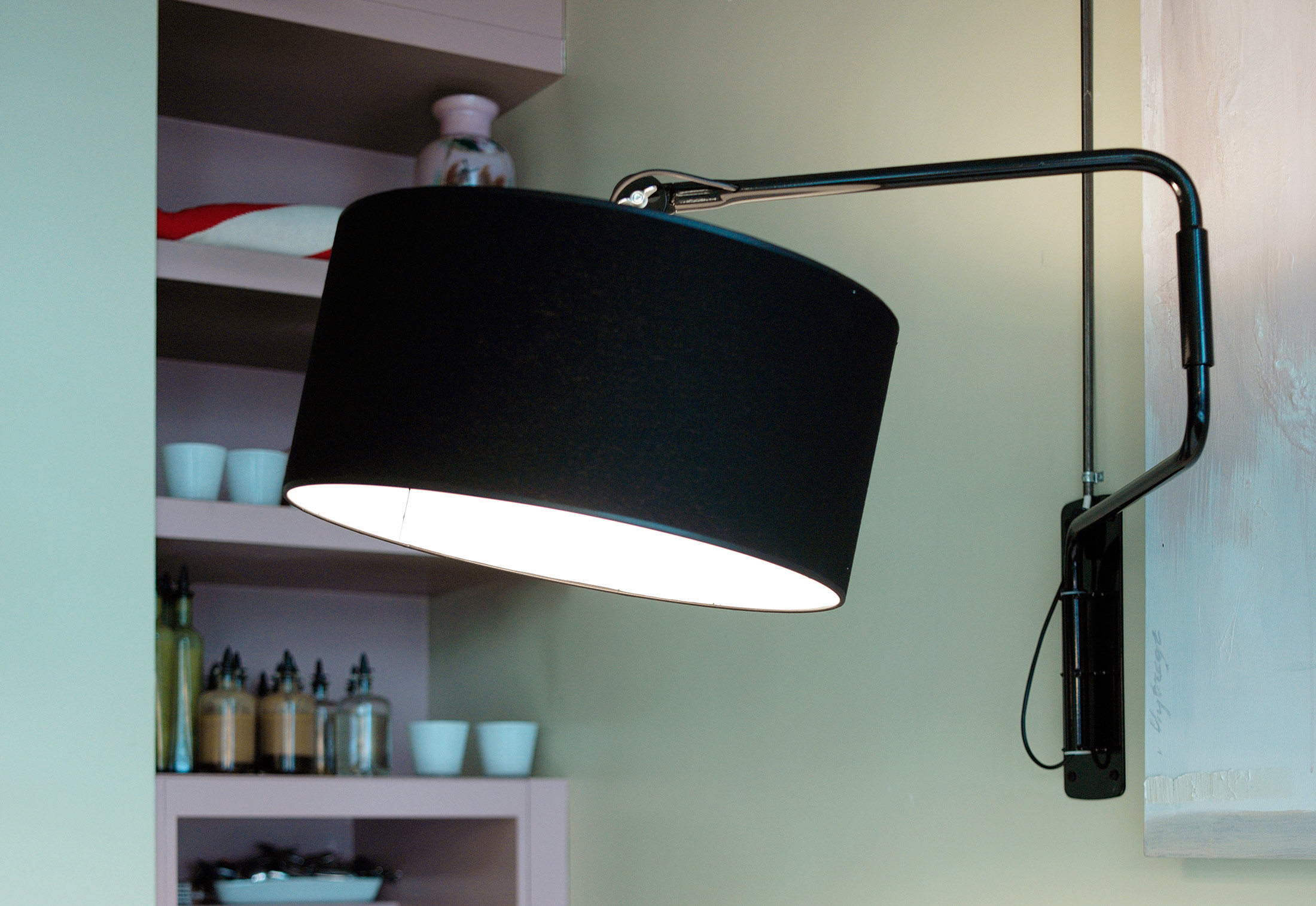 Black Swivel Light Wall by Functionals | STYLEPARK