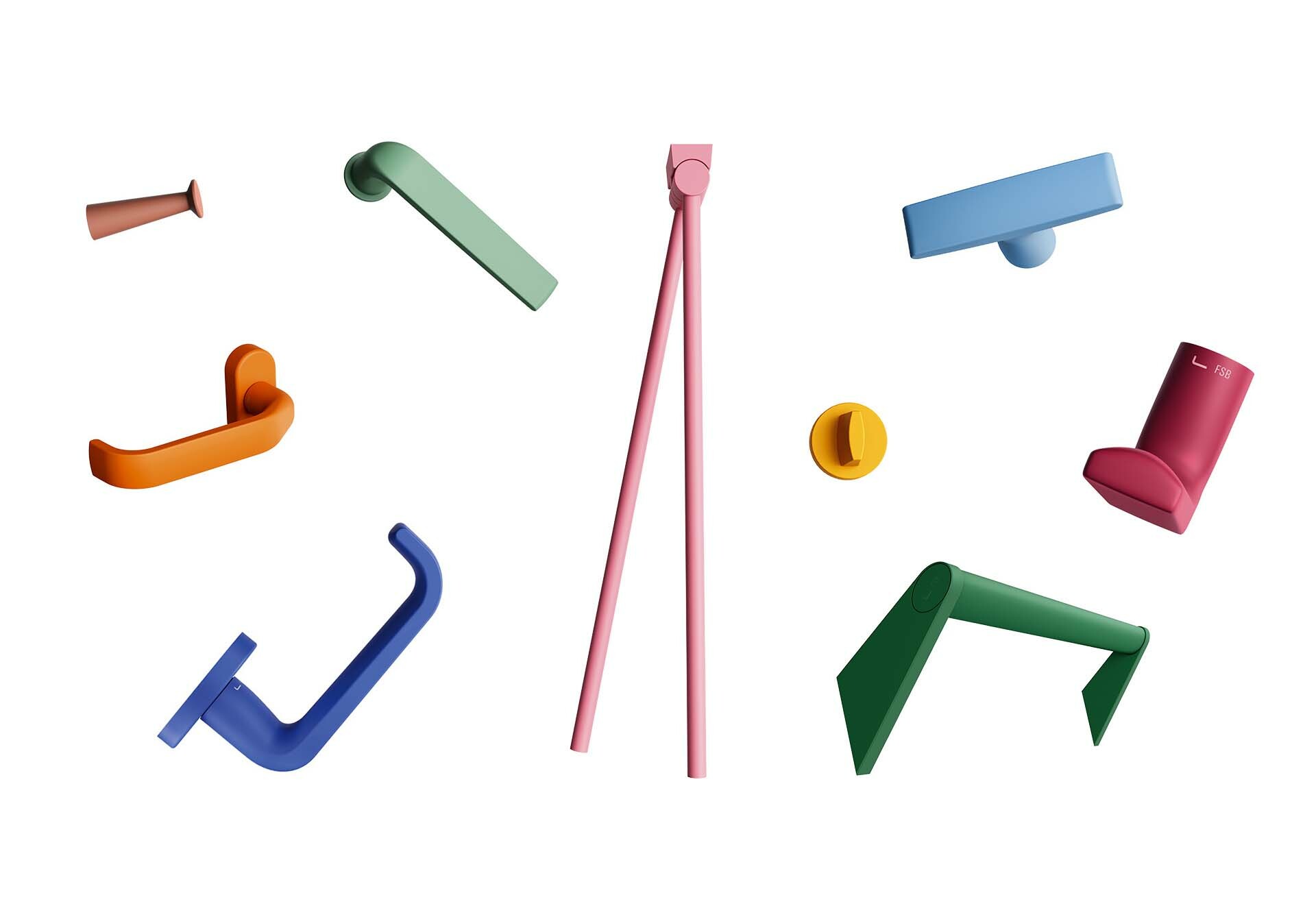 FSB 15 1267 Plug-in handle for doors by FSB | STYLEPARK