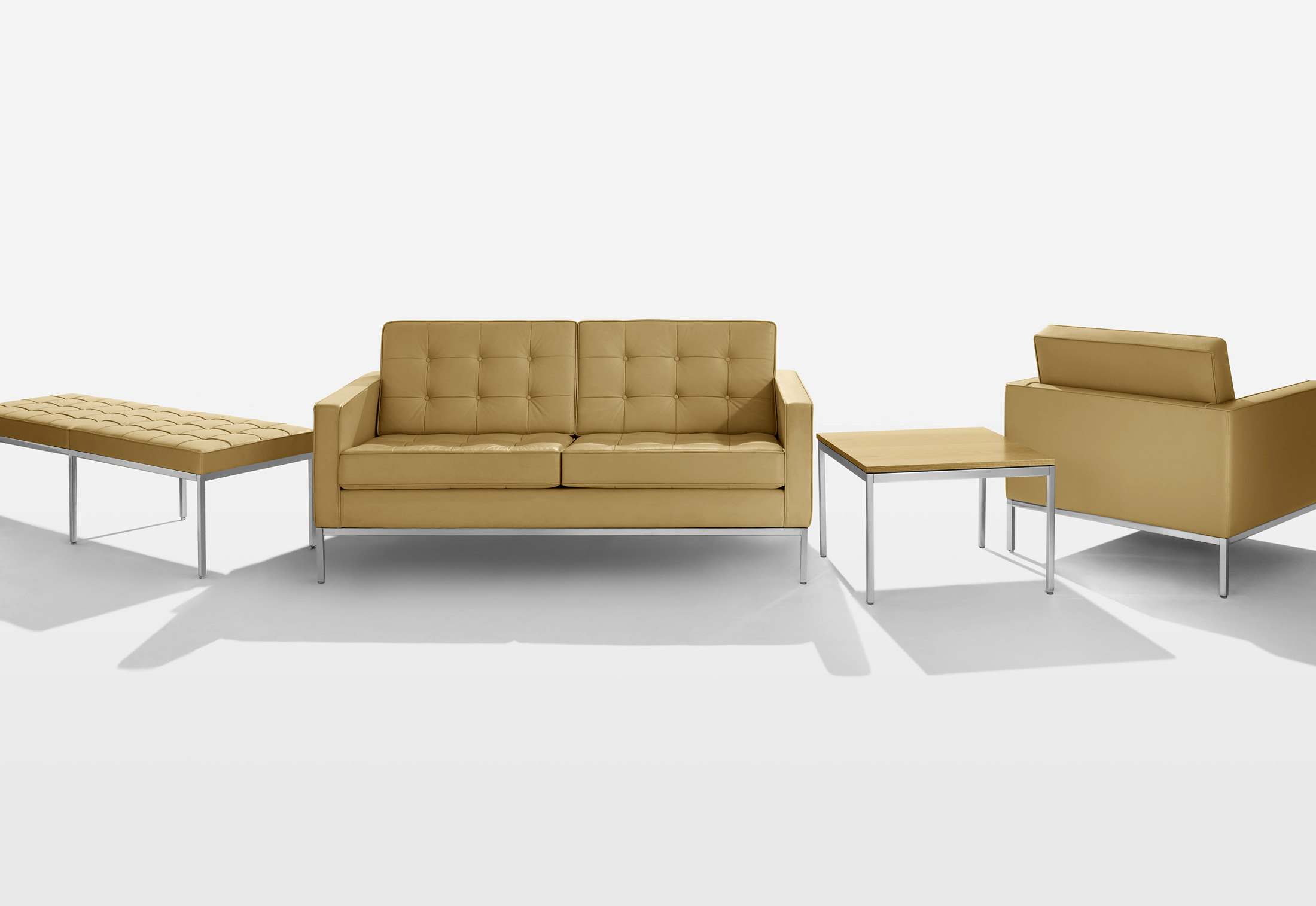 Florence Knoll Lounge Bench by Knoll | STYLEPARK