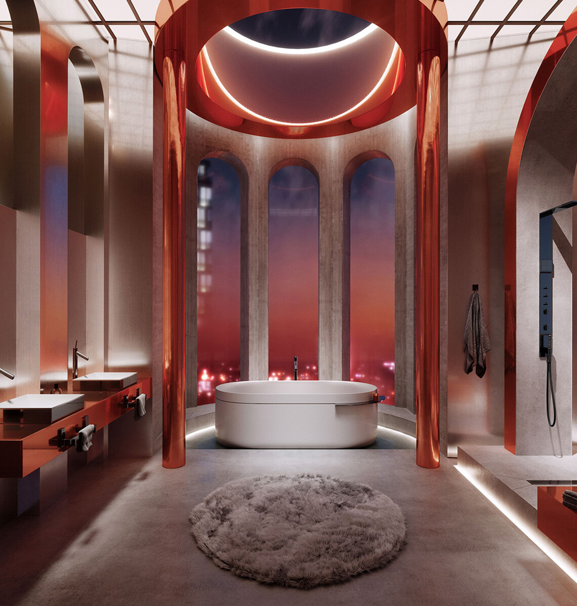 AXOR LampShower Ceiling by AXOR | STYLEPARK