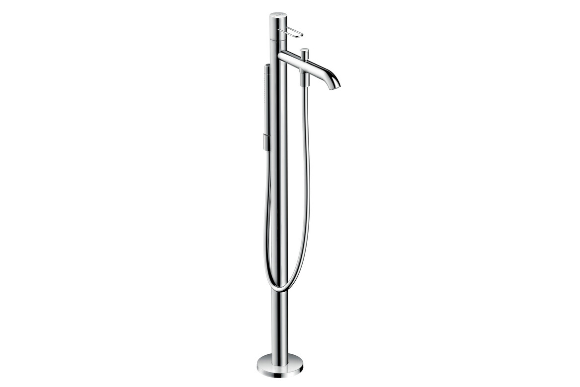 AXOR Uno Floor standing single lever bath mixer, loop handle by AXOR ...