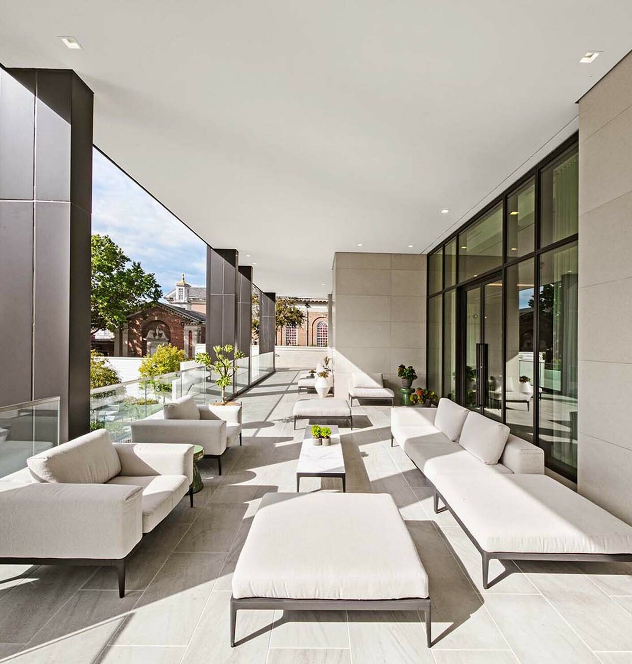 Fern high back lounge chair by Gloster Furniture | STYLEPARK