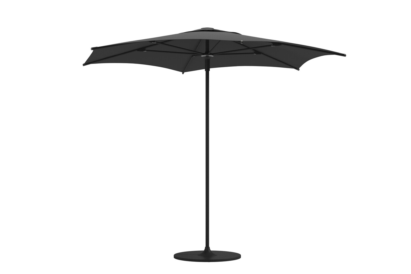 Halo hexagonal push-up parasol by Gloster Furniture | STYLEPARK
