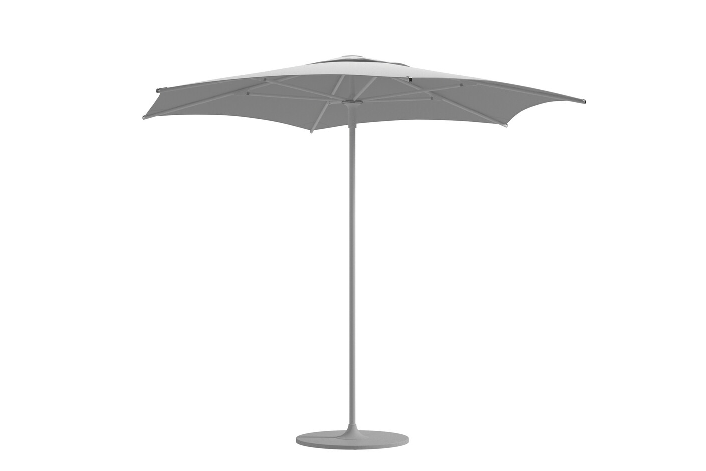 Halo hexagonal push-up parasol by Gloster Furniture | STYLEPARK