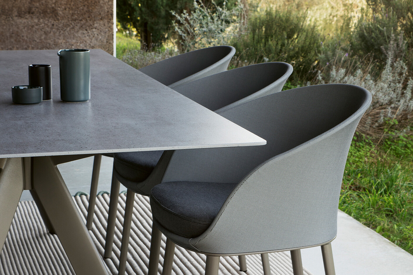 Atrivm outdoor rectangular dining table C225 by Expormim | STYLEPARK