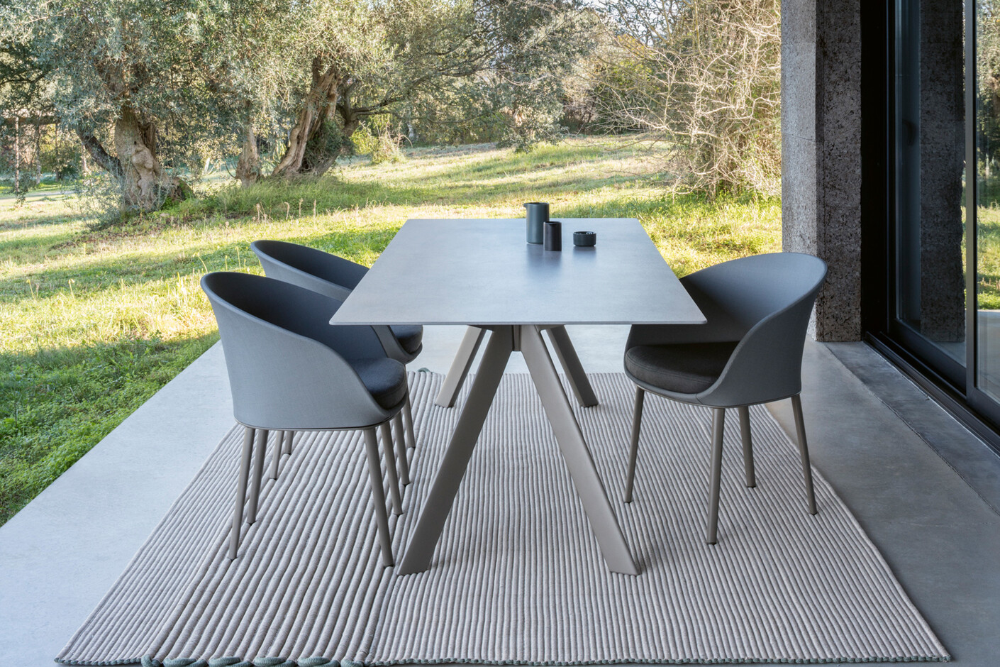 Atrivm outdoor rectangular dining table C225 by Expormim | STYLEPARK