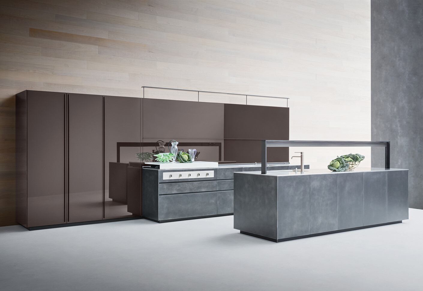 Artematica Structured lacquer Steel by Valcucine | STYLEPARK