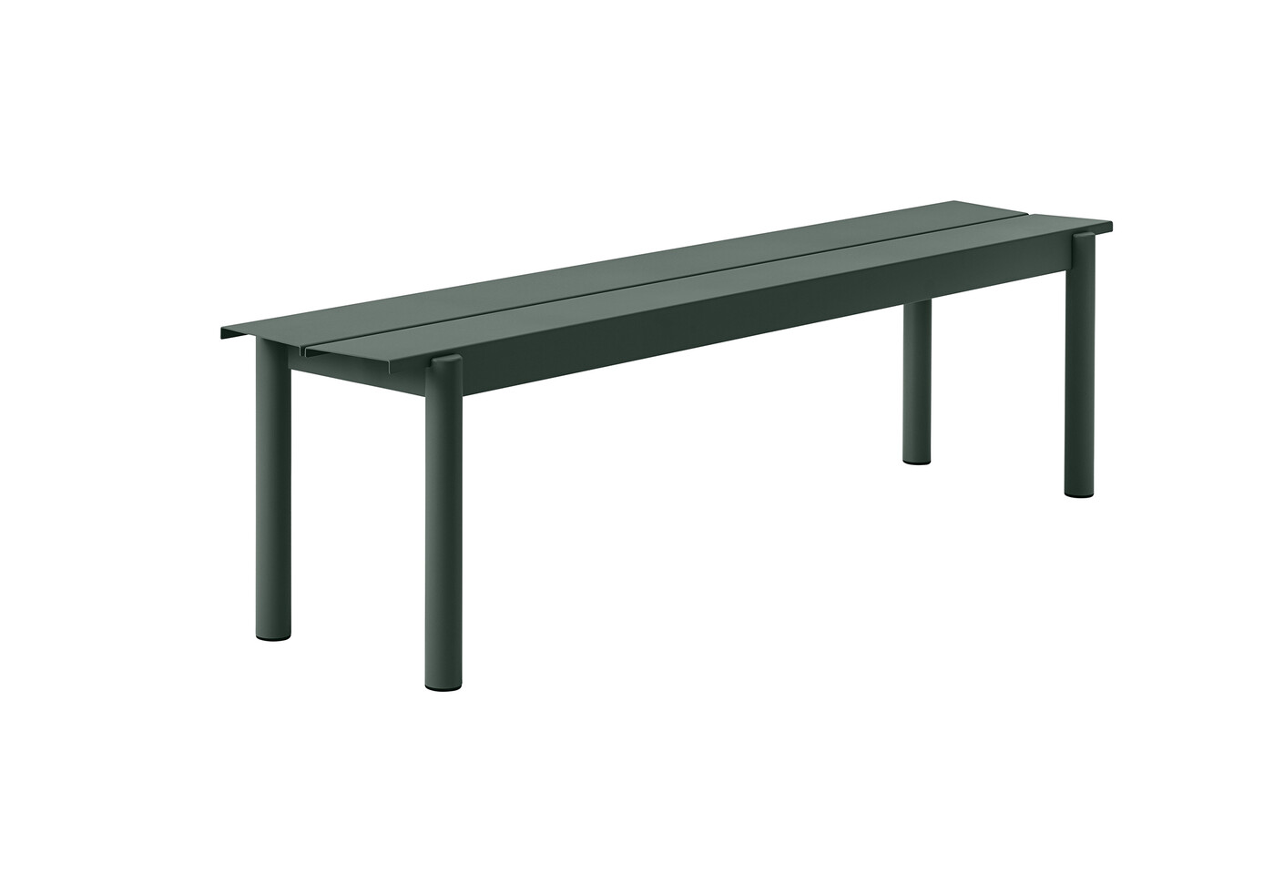 Linear Steel bench by Muuto | STYLEPARK