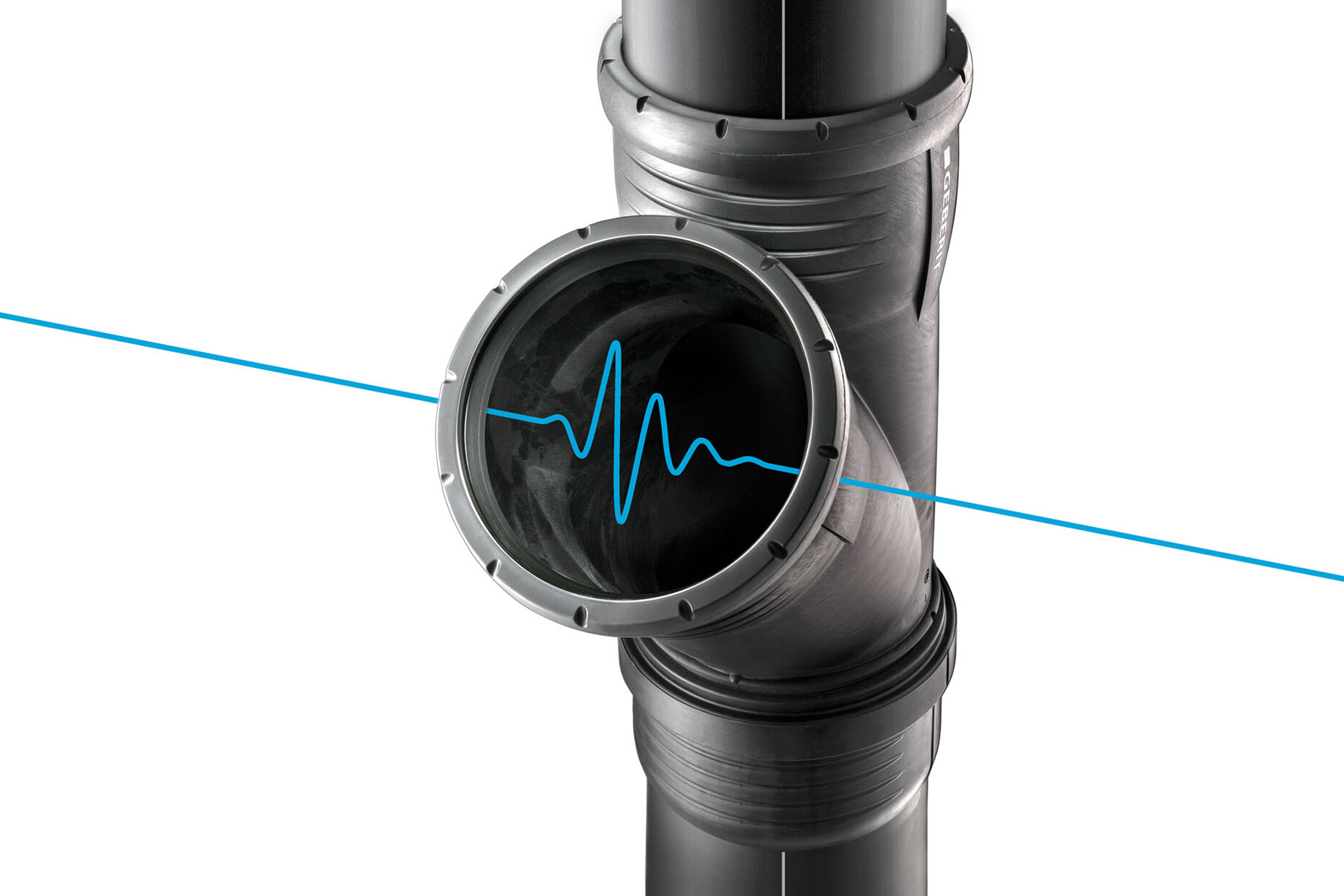 Drainage push fit system Silent-Pro by Geberit | STYLEPARK