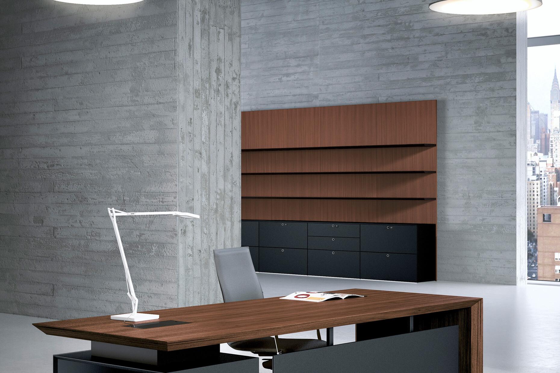 Multipliceo working desk system by Fantoni | STYLEPARK