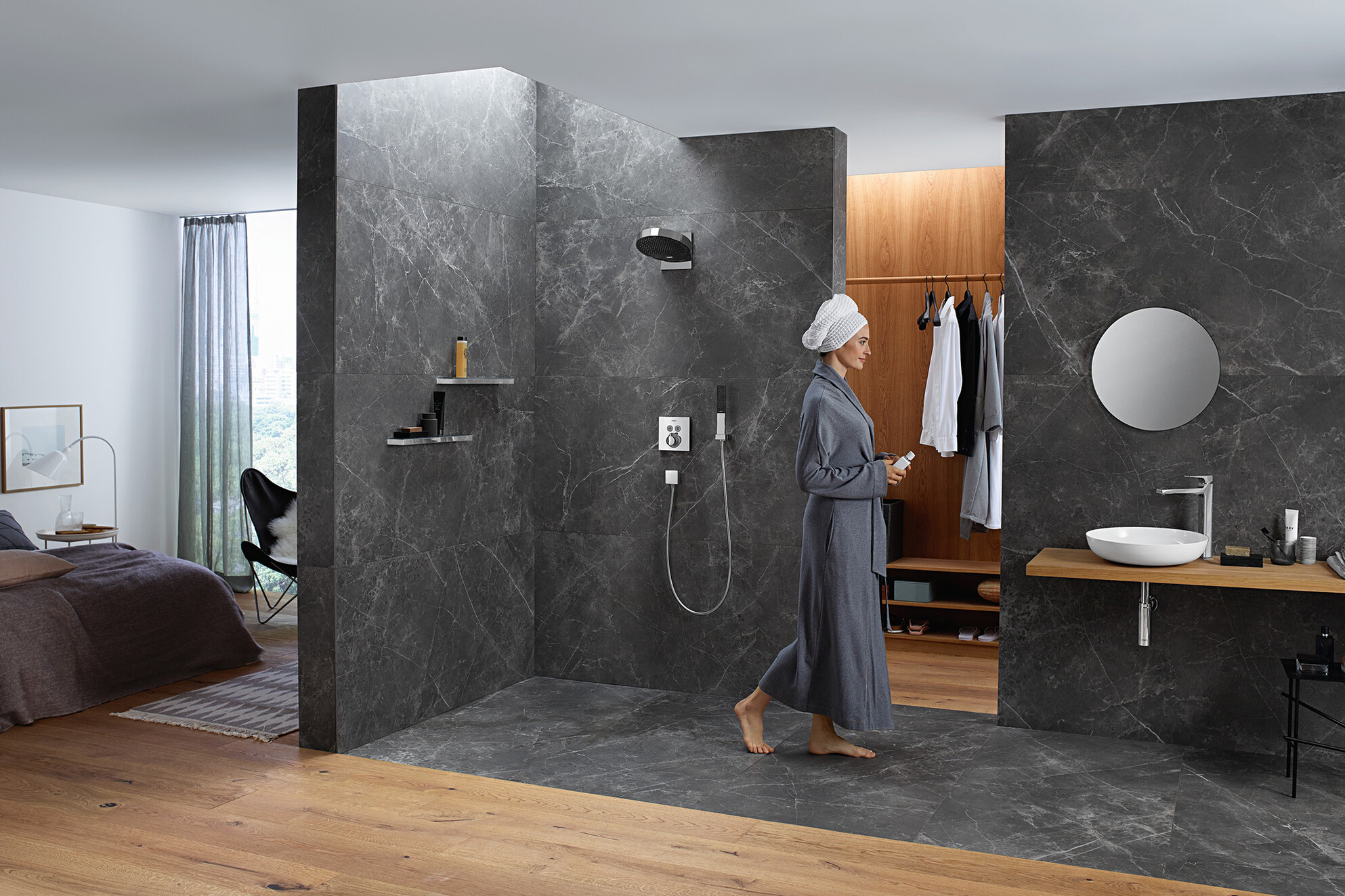 Rainfinity Stabhandbrause von hansgrohe | STYLEPARK