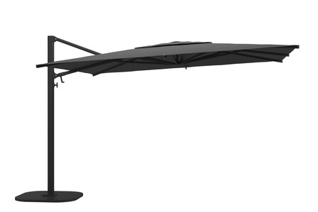 Halo hexagonal push-up parasol by Gloster Furniture | STYLEPARK