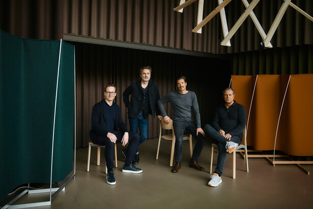 Brunner: First prototypes for "foild" room divider by atelier oï ...