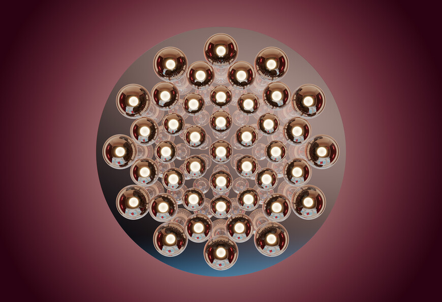 Premiere: Occhio presents its first "Lunanova" chandelier | STYLEPARK