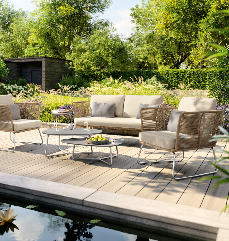 Cushion chest teak by Garpa | STYLEPARK