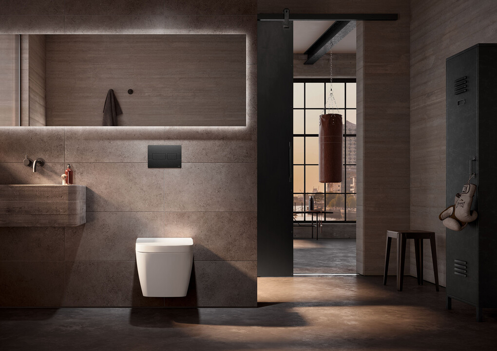 TECEsquare" & "TECEsolid": Design with the WC flush plate | STYLEPARK