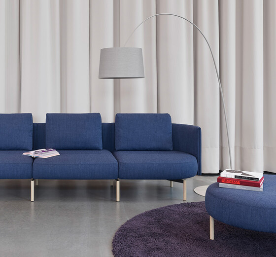 Brunner: Flexible "oval" lounge system by jehs+laub | STYLEPARK