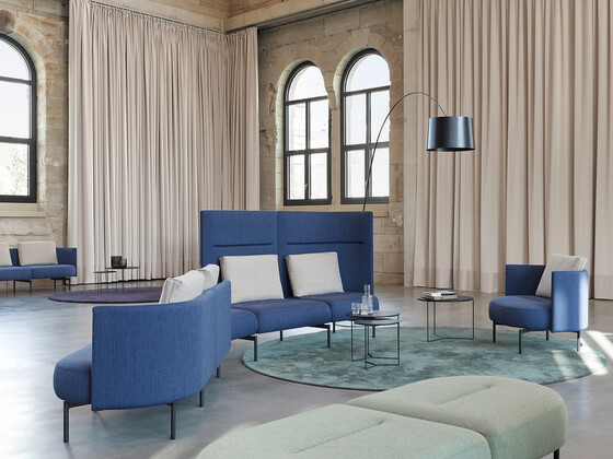 Brunner: Flexible "oval" lounge system by jehs+laub | STYLEPARK