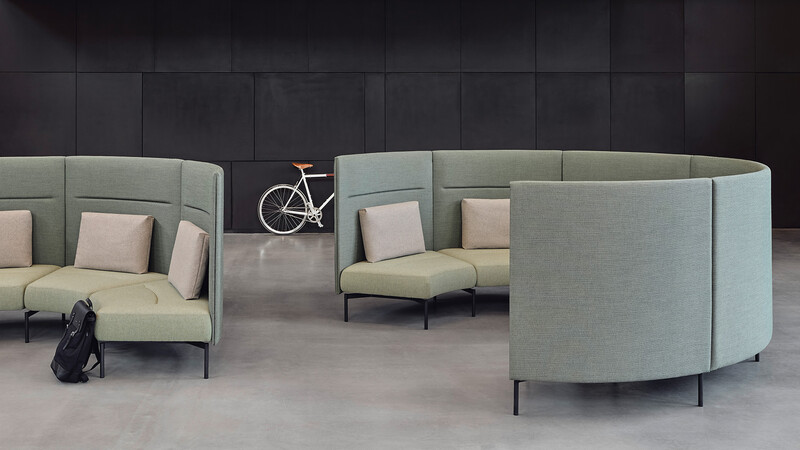 Brunner: Flexible "oval" lounge system by jehs+laub | STYLEPARK