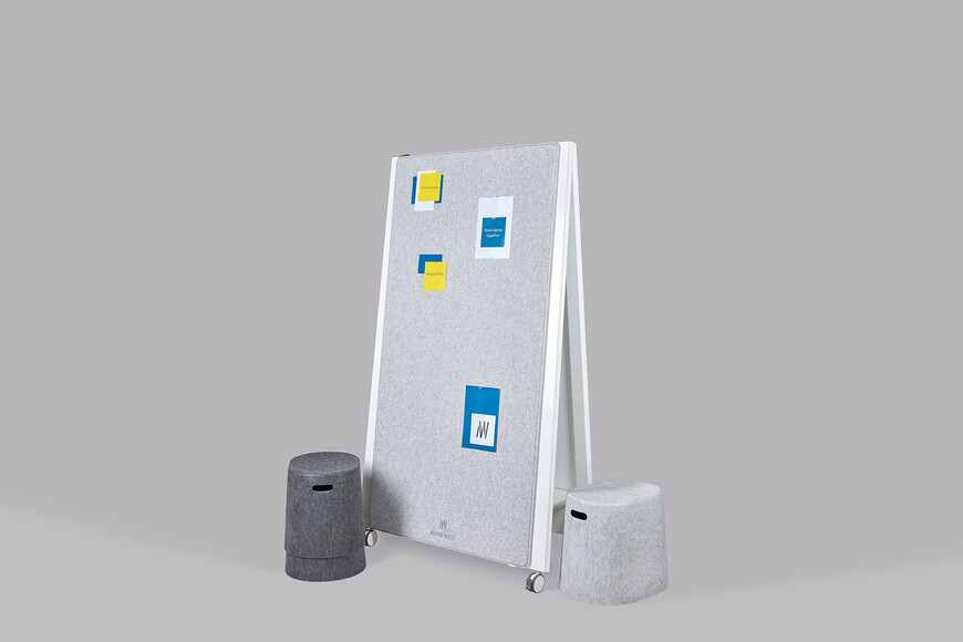New Moving Acoustic Pinboard by Moving Walls from Switzerland | STYLEPARK