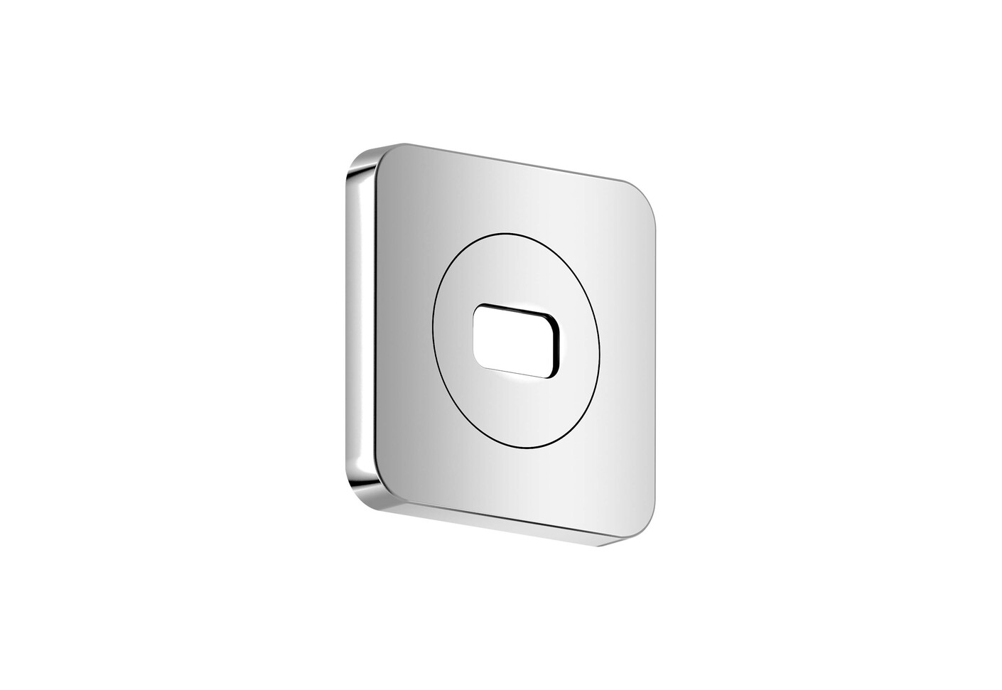 AXOR ShowerSphere Escutcheon 120/120 softsquare by AXOR | STYLEPARK