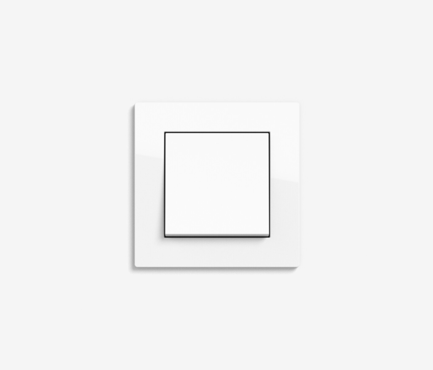 E2 pure white glossy flat installation by Gira | STYLEPARK