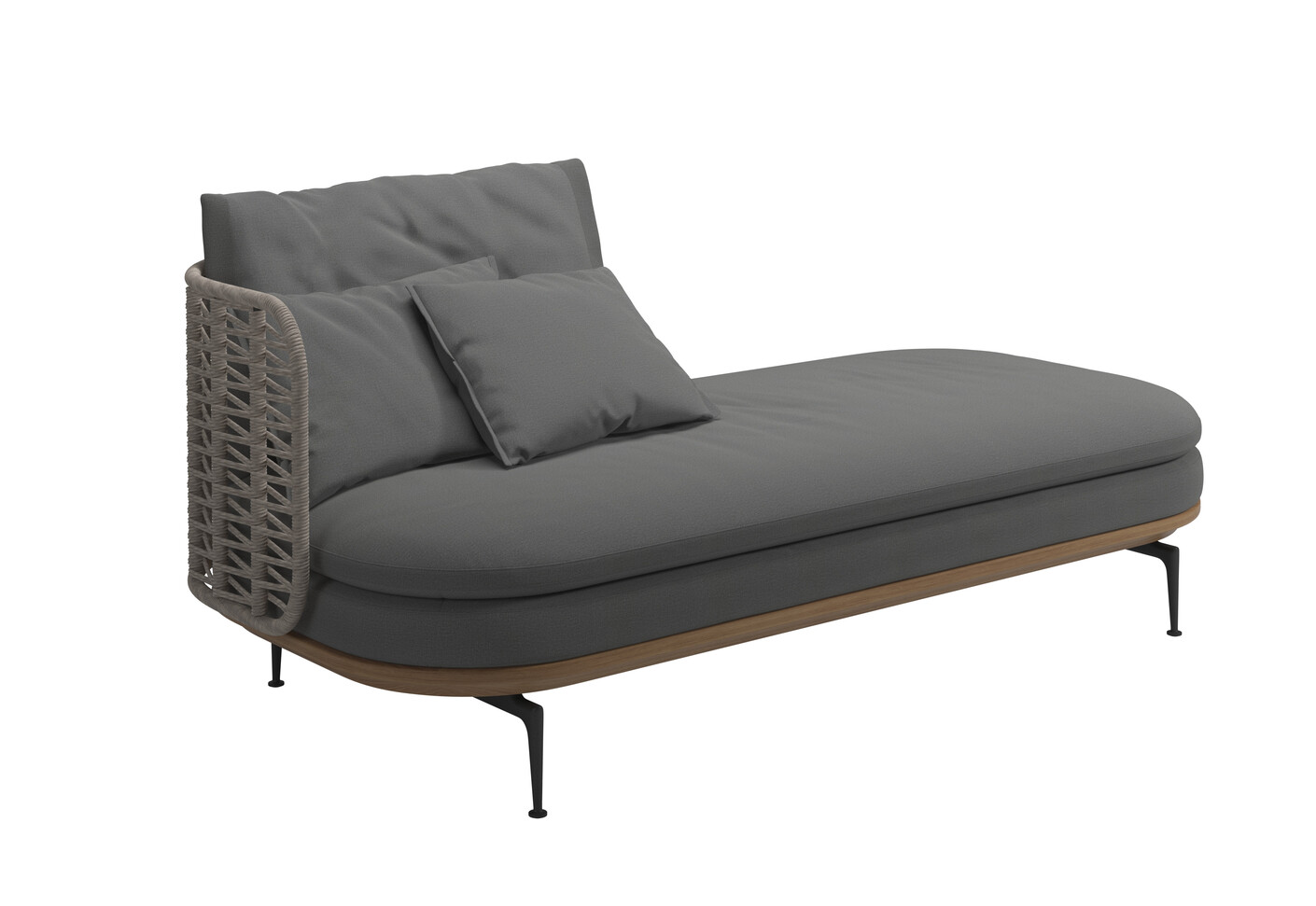 Mistral Low Back Left Chaise by Gloster Furniture | STYLEPARK