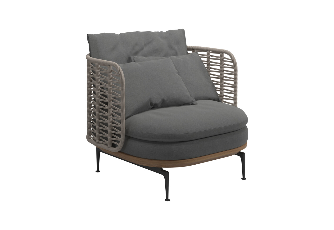 Mistral Low Back Lounge Chair by Gloster Furniture | STYLEPARK