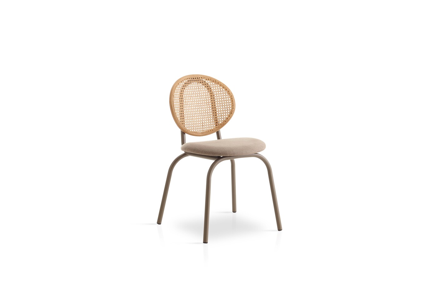 Dining chair with metal legs T001 M by Expormim | STYLEPARK