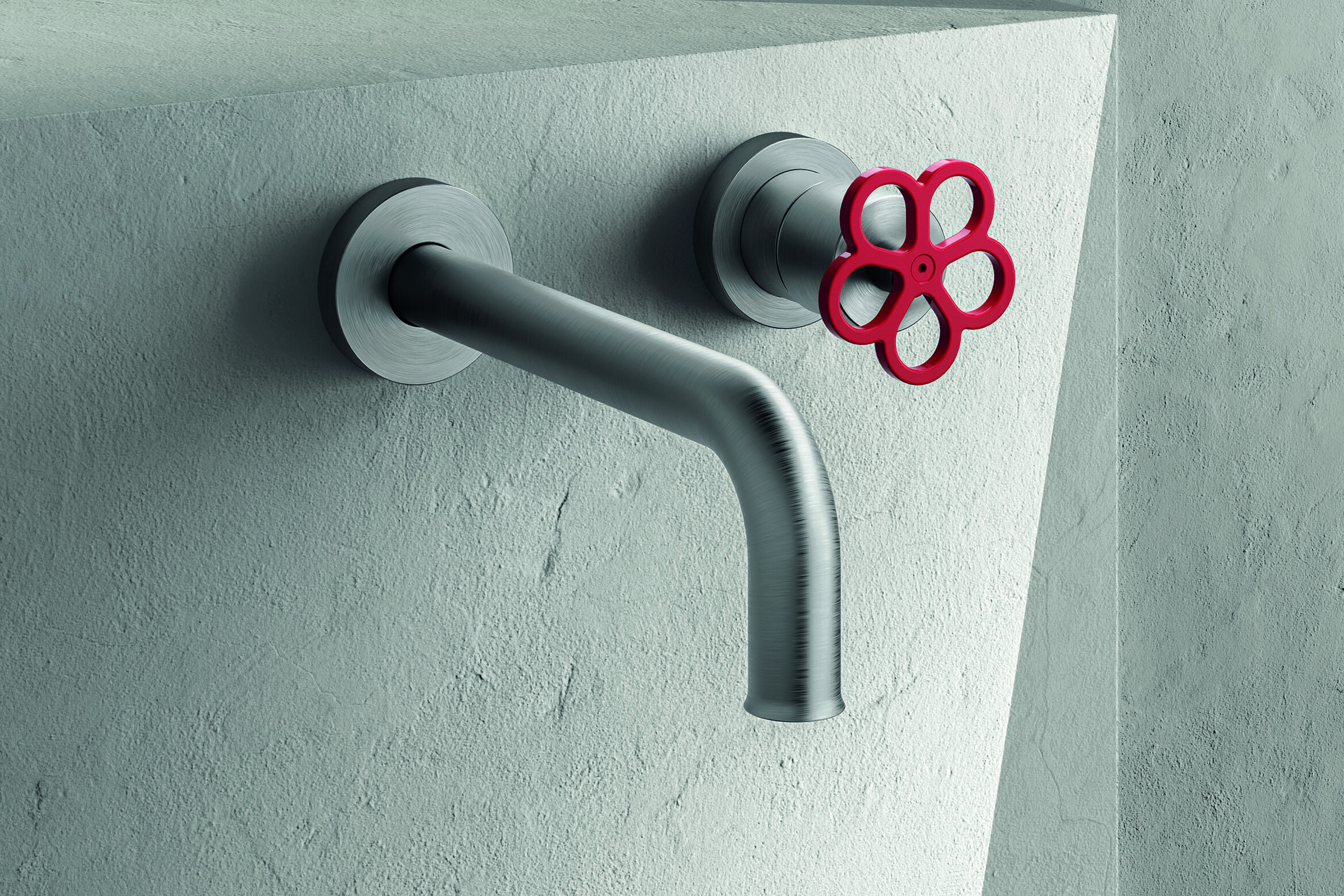 AW/EX PIPE Boffi Fantini Aboutwater / Wall-mount washbasin mixer ...