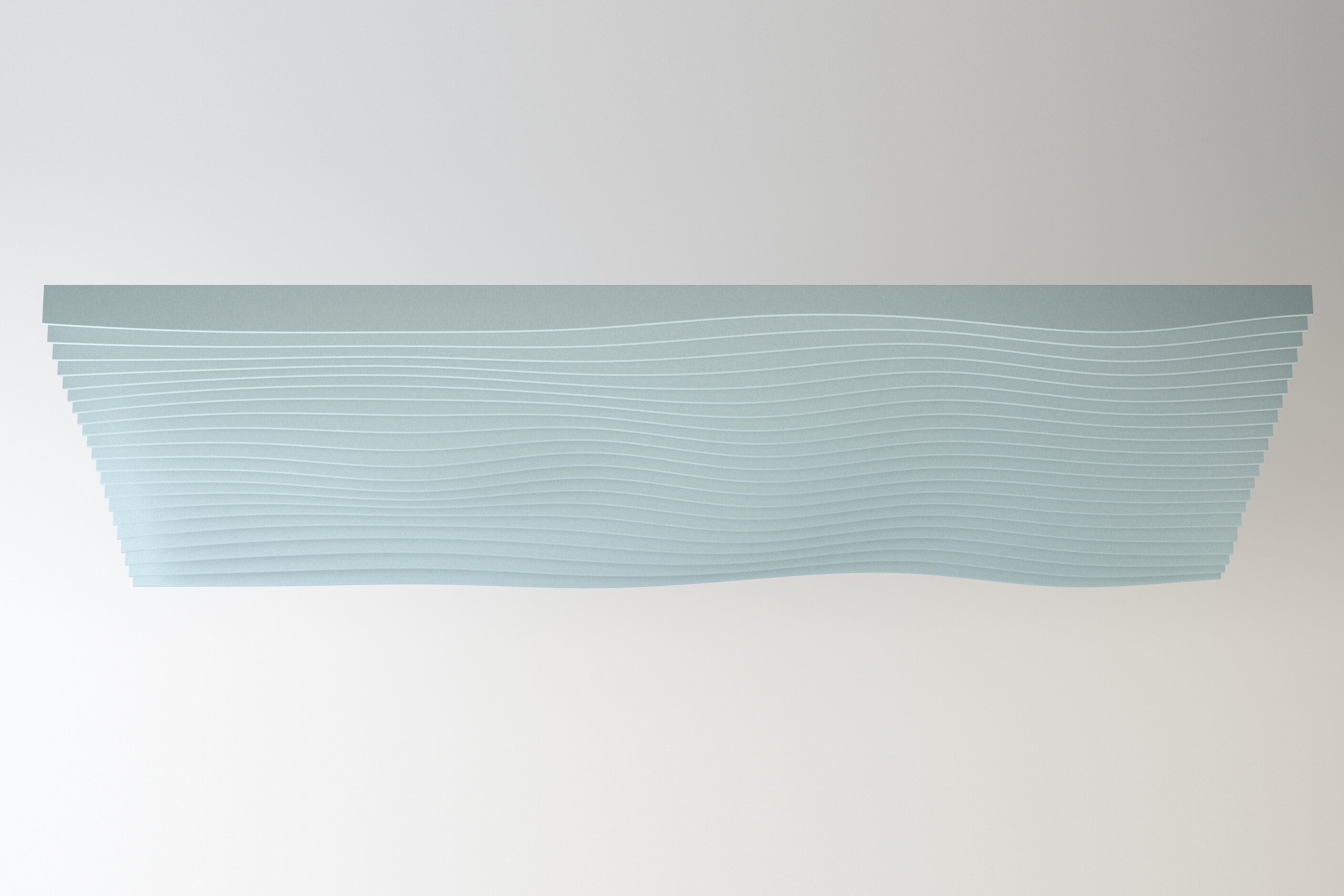 Ceiling Baffle Wave Ripple Bespoke by Impact Acoustic | STYLEPARK