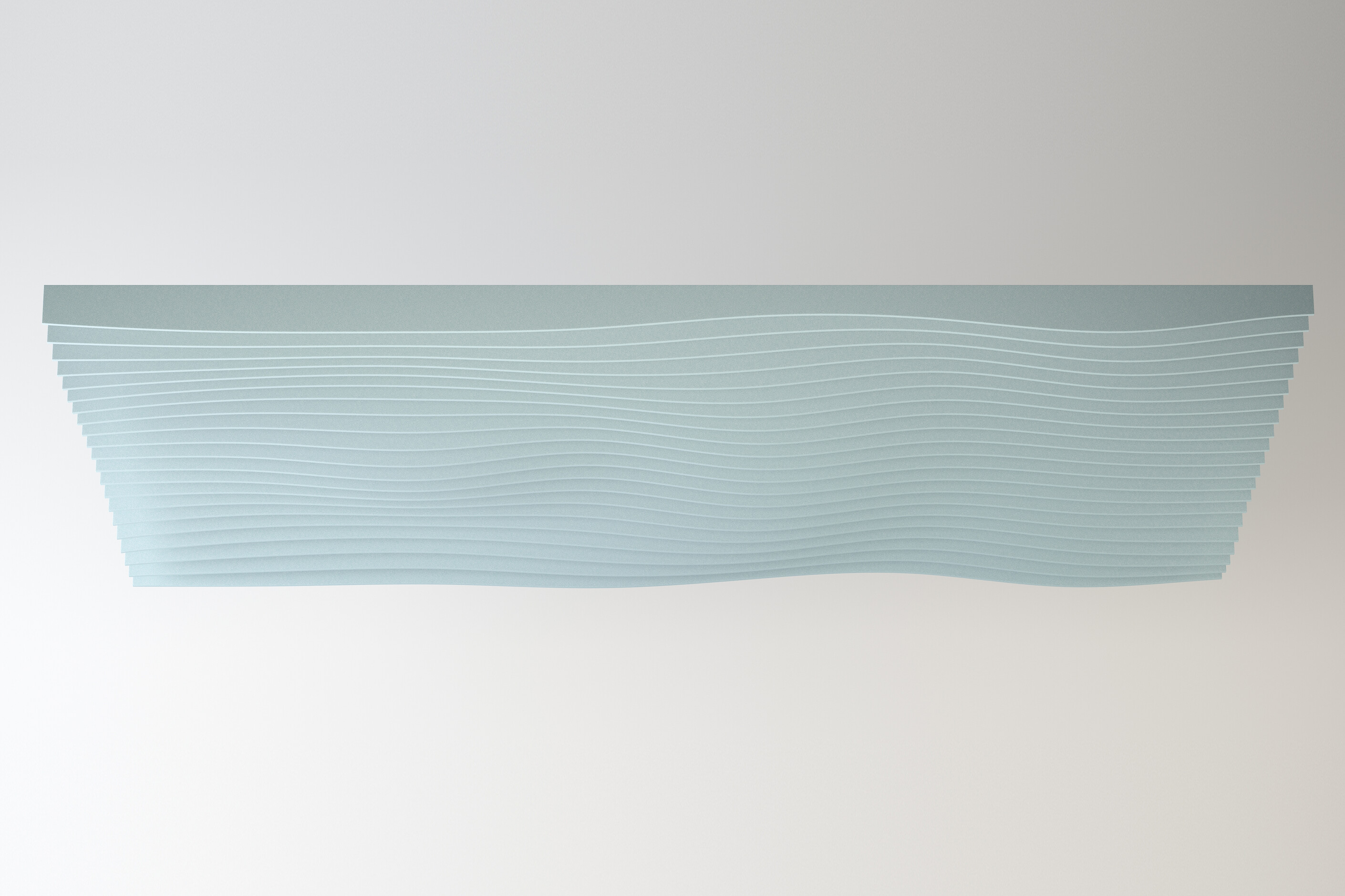 Ceiling Baffle Wave Ripple Bespoke by Impact Acoustic | STYLEPARK