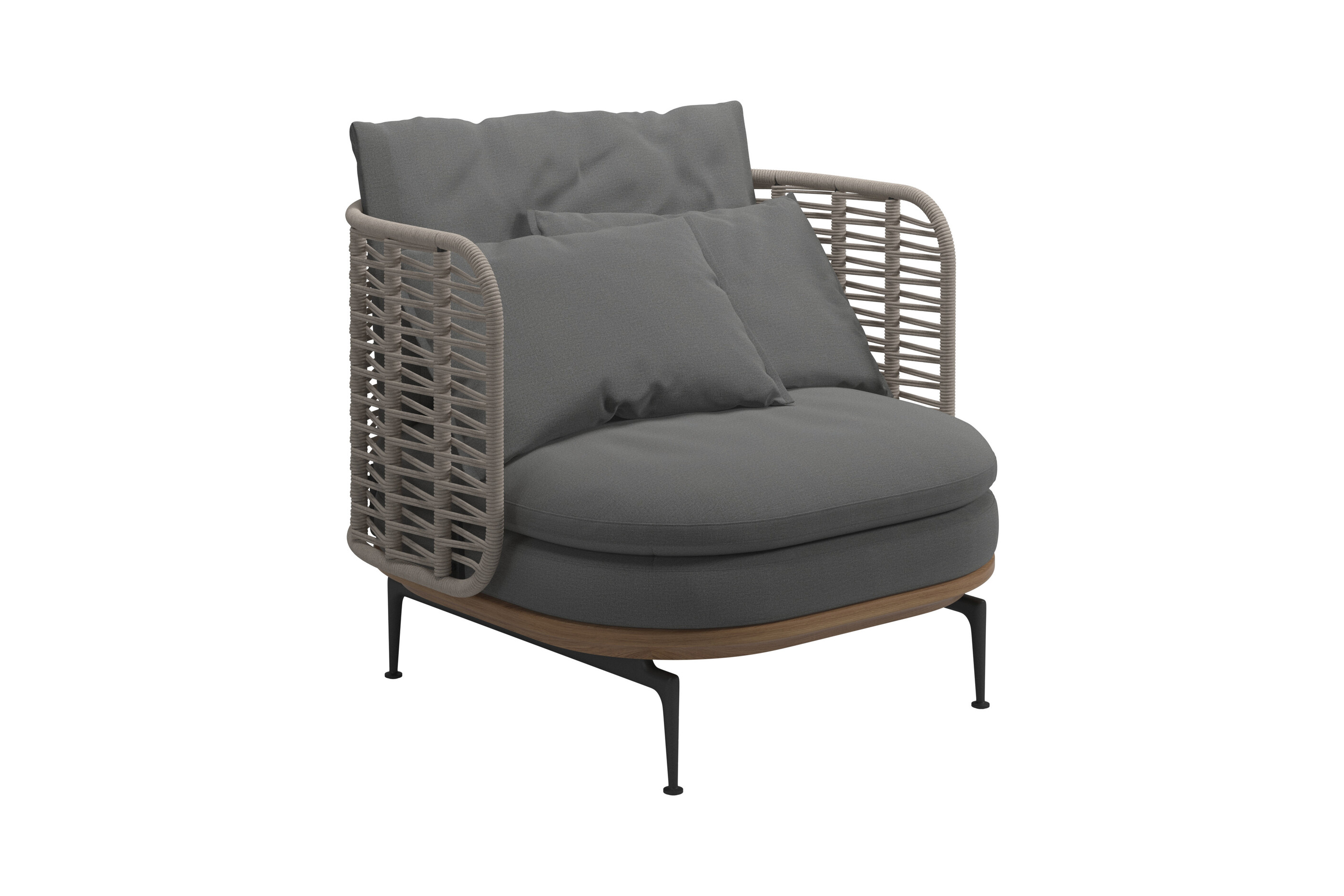 Mistral Low Back Lounge Chair by Gloster Furniture | STYLEPARK