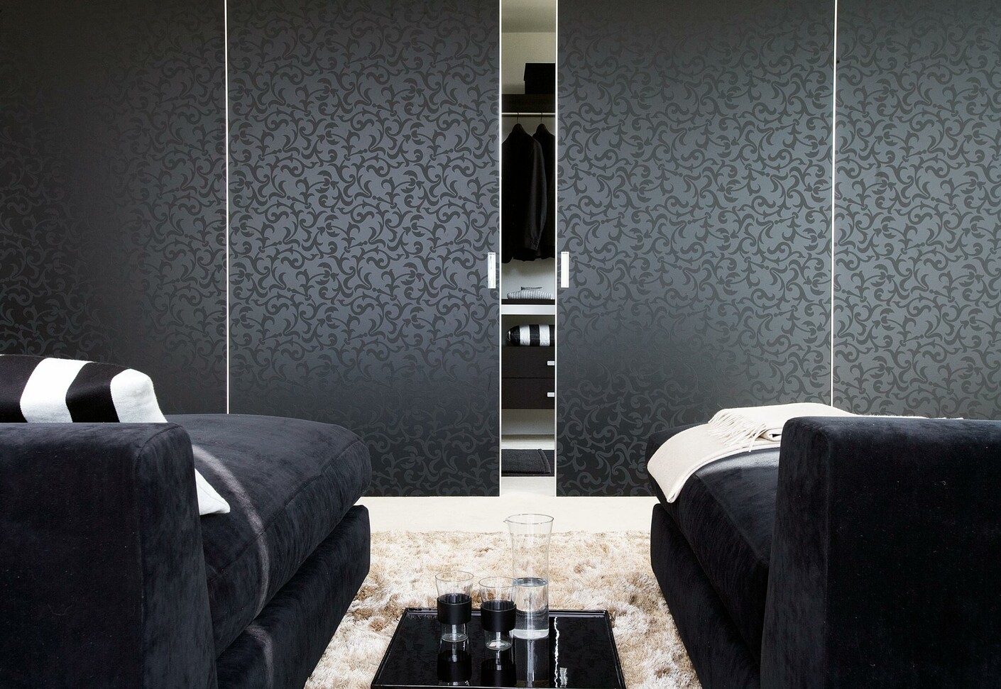 Quadra double sliding door by Albed | STYLEPARK