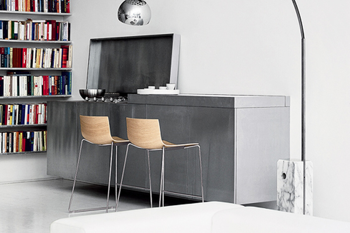 Catifa 46 - Sled, counter stool by Arper | STYLEPARK